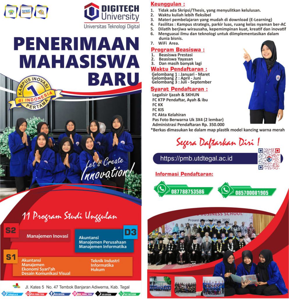 Pendaftaran | Universitas Teknologi Digital